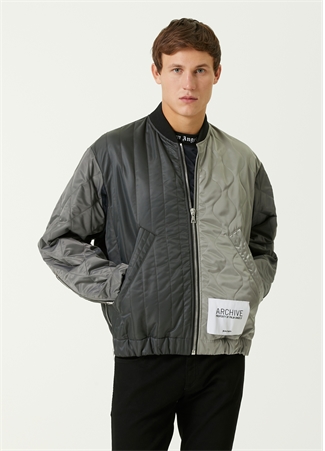 Palm Angels Erkek Gri Bej Kapitoneli Bomber Mont L EU Palm Angels Erkek Gri Bej Kapitoneli Bomber Mont L EU