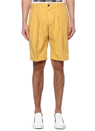 Palzileri Lab Erkek Hardal Normal Bel Bermuda Sarı 50 IT