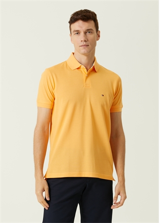 Tommy Hilfiger Erkek Regular Fit Turuncu Polo Yaka Organik Pamuk T-shir S EU Tommy Hilfiger Erkek Regular Fit Turuncu Polo Yaka Organik Pamuk T-shir S EU