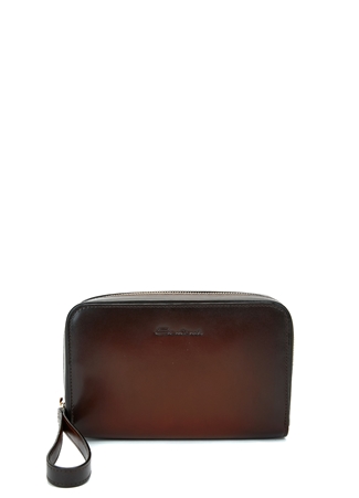 Santoni Erkek Seyahat Cüzdani Kahverengi Eu Santoni Erkek Seyahat Cüzdani Kahverengi Eu