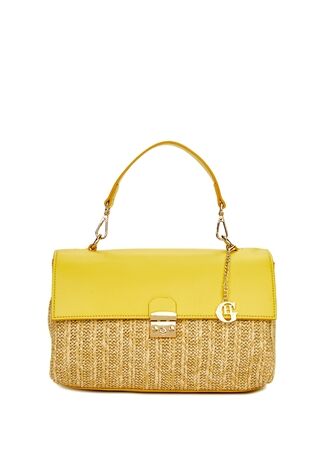 George Hogg Kadın Sarı Hasır Çanta Eu