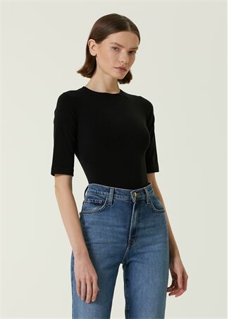 Adamo Kadın Siyah Kısa Kol Body M/L EU