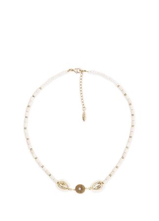 Hipanema Kadın Alizea Beyaz Boncuklu Kolye EU