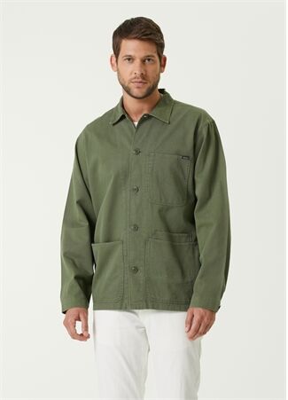 Polo Ralph Lauren Erkek Twill Utility Haki Gömlek S EU