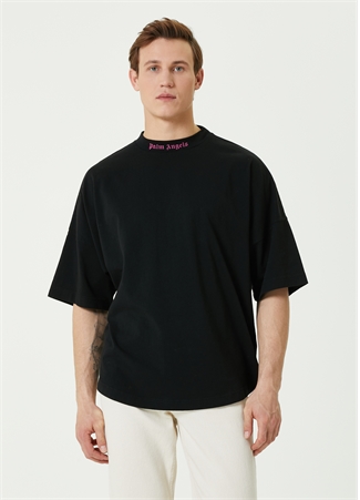 Palm Angels Erkek Siyah Pembe Logo Baskılı T-shirt S Eu Palm Angels Erkek Siyah Pembe Logo Baskılı T-shirt S Eu
