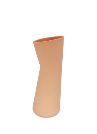 Modesign Studio Somon Geometrik Formlu El Yapımı Porselen Sürahi Pembe