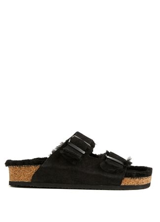 Network Kadın Siyah Süet Terlik 36 EU