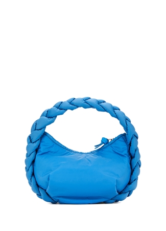 Hereu Kadın Mavi Örgü Kulp Detaylı Çanta Lacivert EU Hereu Kadın Mavi Örgü Kulp Detaylı Çanta Lacivert EU