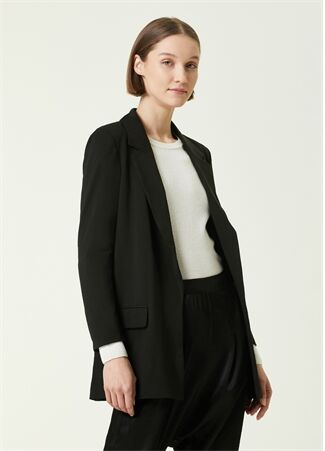Allsaints Kadın Aleida Siyah Jersey Blazer 0 UK