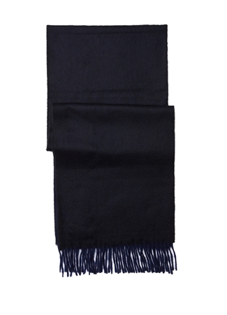 Begg&Co Erkek Jura Siyah Püsküllü Yün Atkı EU