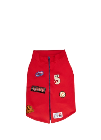 Hoody Doggy Rudolph Kırmızı Patchli Evcil Hayvan Yağmurluğu L EU Hoody Doggy Rudolph Kırmızı Patchli Evcil Hayvan Yağmurluğu L EU