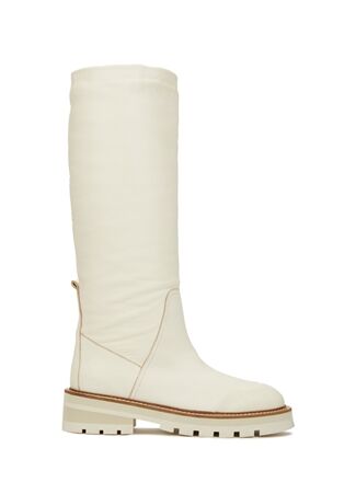 Beymen Club Kadın Beyaz Deri Çizme 36