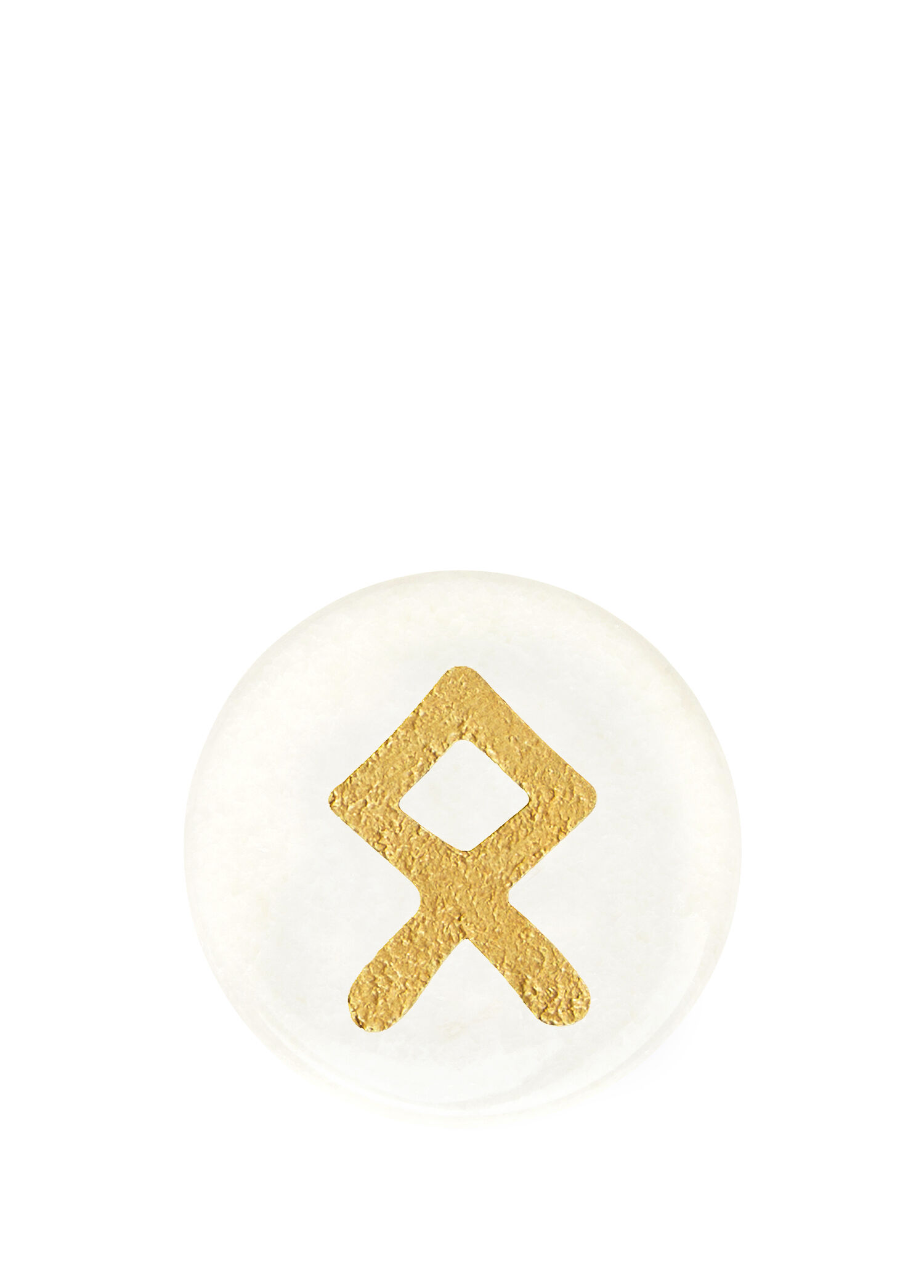Kismetce - Othala White Marble Coaster