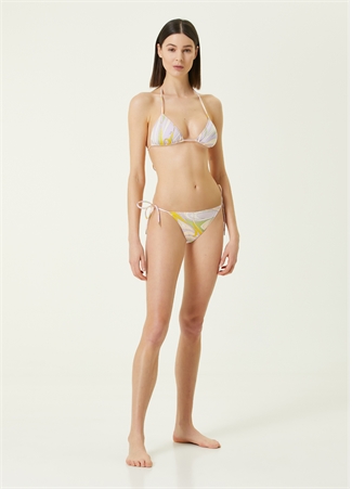 Emilio Pucci Mare Kadın Lila Desenli Üçgen Bikini Takımı Mor 40 It Emilio Pucci Mare Kadın Lila Desenli Üçgen Bikini Takımı Mor 40 It