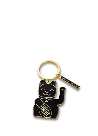 Donkey Manekineko Siyah Kedi Formlu Anahtarlık EU Donkey Manekineko Siyah Kedi Formlu Anahtarlık EU