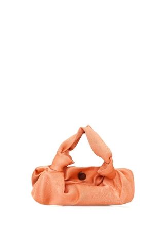 The Row Kadın Ascot Turuncu İpek El Çantası EU