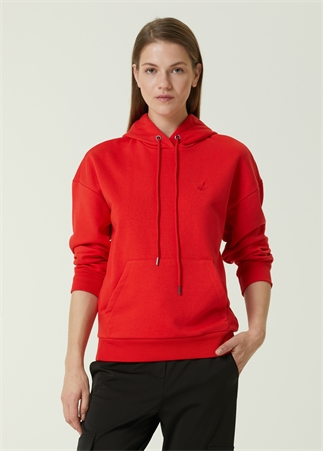 Beymen Club Kadın Kırmızı Kapüşonlu Sweatshirt XS EU Beymen Club Kadın Kırmızı Kapüşonlu Sweatshirt XS EU