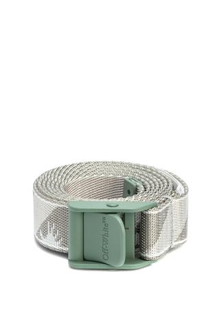 Off-White Kadın Gri Logo Desenli Kemer EU Off-White Kadın Gri Logo Desenli Kemer EU