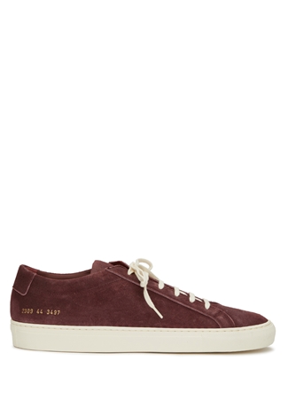 Common Projects Erkek Bordo Deri Sneaker 40 EU Common Projects Erkek Bordo Deri Sneaker 40 EU
