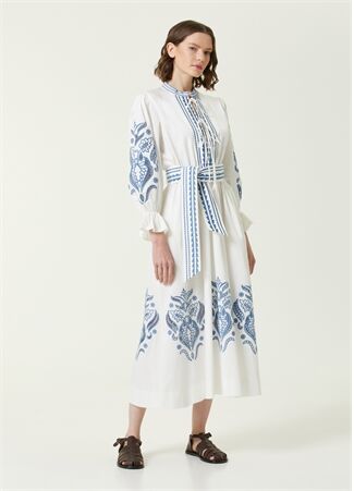 Lug Von Siga Kadın Elbise Beyaz 38 Eu