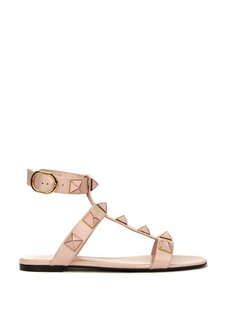 Valentino Garavani Kadın Pembe Deri Sandalet 36 EU