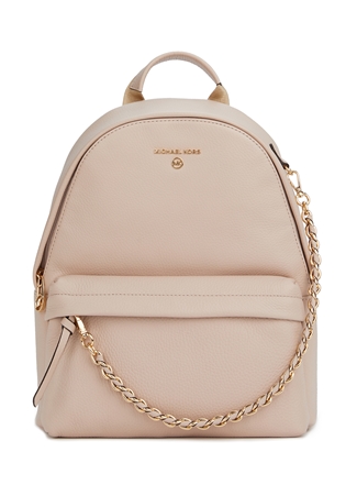 Michael Kors Kadın Pembe Logolu Deri Sırt Çantası EU