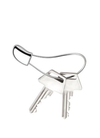 Georg Jensen Helena Çelik Anahtarlık Gri EU