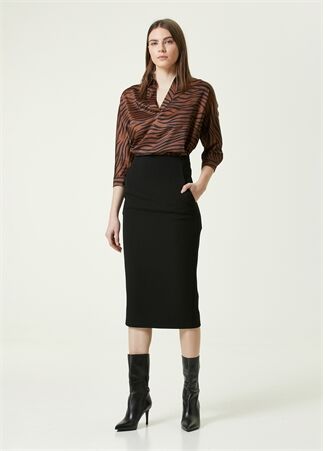 Network Kadın Regular Fit Siyah Etek 36 EU