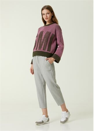 Beymen Club Kadın Gri Aplike Cepli Pantolon 38