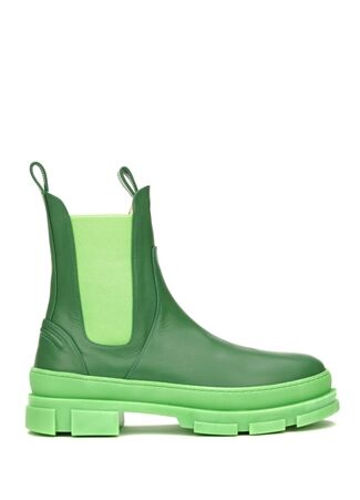 Bettina Vermillon Kadın Yeşil Deri Bot 36 EU