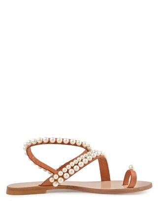 Mygaya Kadın Dreamy Taba Deri Sandalet Turuncu 38 Eu