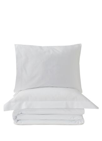 Graziano Home Raso Çift Kişilik Nevresim Takımı Beyaz