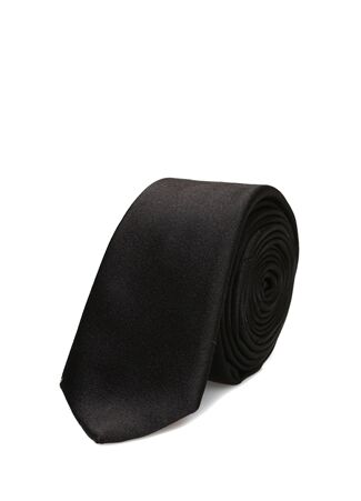 Pal Zileri Erkek Siyah İpek Kravat EU