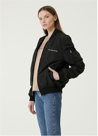 Les Benjamins Kadın Siyah Dik Yaka Bomber Mont Xs Eu Les Benjamins Kadın Siyah Dik Yaka Bomber Mont Xs Eu