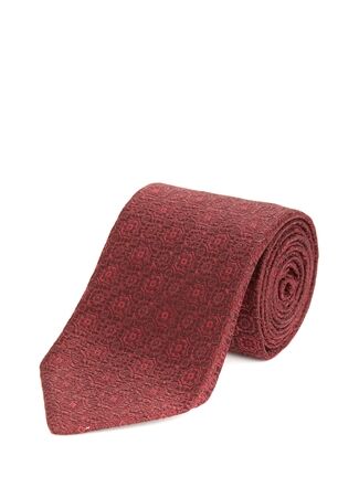 Beymen Collection Erkek Bordo Desenli İpek Kravat EU IT Beymen Collection Erkek Bordo Desenli İpek Kravat EU IT