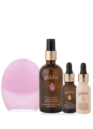 Foreo Kadın X gulsha Gençlik İksiri Normal Cilt Seti Foreo Kadın X gulsha Gençlik İksiri Normal Cilt Seti