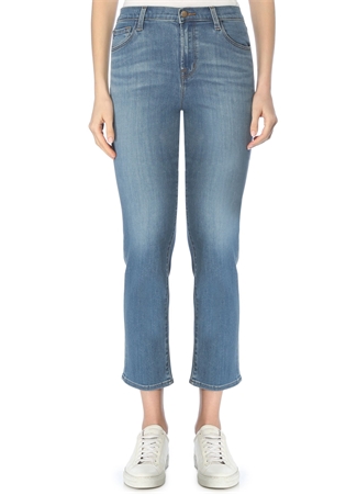 J Brand Kadın Adele Straight Fit Jean Pantolon Mavi 26 US