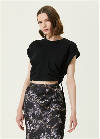 Allsaints Kadın Mira Siyah Yanı Bağcıklı T-shirt Xs Eu Allsaints Kadın Mira Siyah Yanı Bağcıklı T-shirt Xs Eu