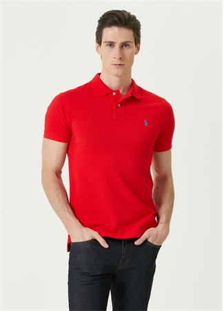 Polo Ralph Lauren Erkek Kırmızı Yaka T-shirt S Eu