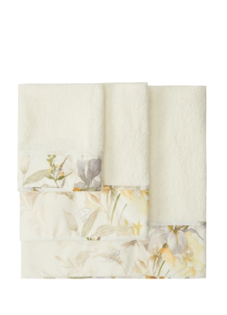 Blumarine Home Beatrice 5li Sarı Çiçek Desenli Havlu Seti Blumarine Home Beatrice 5li Sarı Çiçek Desenli Havlu Seti