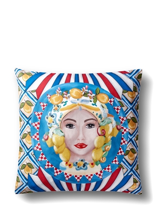 Chiara Alessi Positano Colorblocked 80x80 cm Dekoratif Yastık Çok Renkli Chiara Alessi Positano Colorblocked 80x80 cm Dekoratif Yastık Çok Renkli
