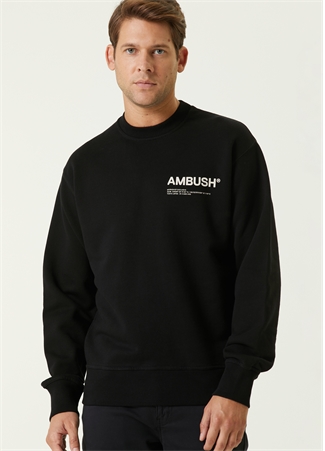 Ambush Erkek Siyah Logolu Sweatshirt XL EU Ambush Erkek Siyah Logolu Sweatshirt XL EU