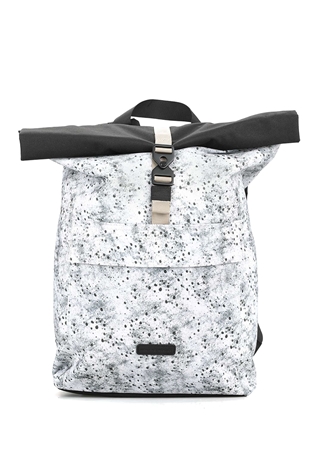 Ucon Erkek Jasper Siyah Mikro Desenli Sırt Çantası Gri EU