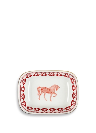 Some Home İstanbul Horse Luck Collection Red At Figürlü 17 Cm Kare Meze Tabak Bordo Some Home İstanbul Horse Luck Collection Red At Figürlü 17 Cm Kare Meze Tabak Bordo