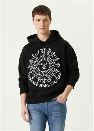 Versace Jeans Couture Erkek SWEATSHIRT Siyah S EU