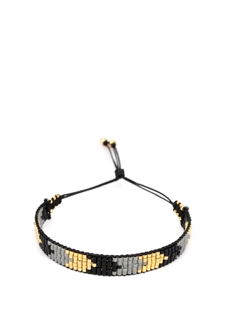 Beadberry Kadın Colorblocked Boncuklu Bileklik EU