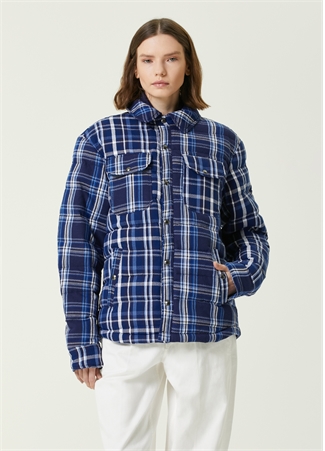 Polo Ralph Lauren Kadın Mavi Ekoseli Kapitoneli Dış Gömlek S EU Polo Ralph Lauren Kadın Mavi Ekoseli Kapitoneli Dış Gömlek S EU