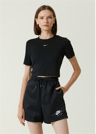 Nike Kadın NSW Essential Siyah Crop T-shirt S EU Nike Kadın NSW Essential Siyah Crop T-shirt S EU