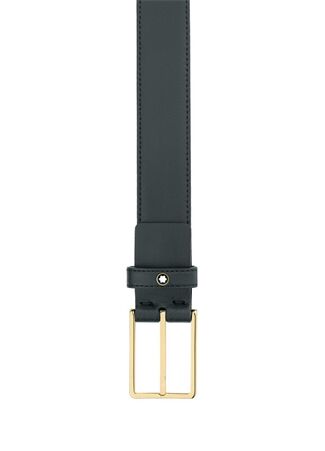 Montblanc Erkek Siyah Deri Kemer EU