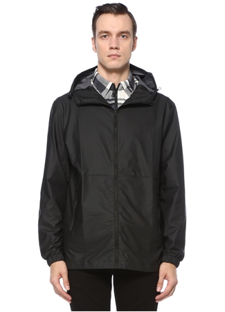 Rains Erkek Ultralight Siyah Kapüşonlu Yağmurluk L/XL EU Rains Erkek Ultralight Siyah Kapüşonlu Yağmurluk L/XL EU